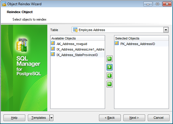 Online Documentation for SQL Manager for PostgreSQL | SQLManager